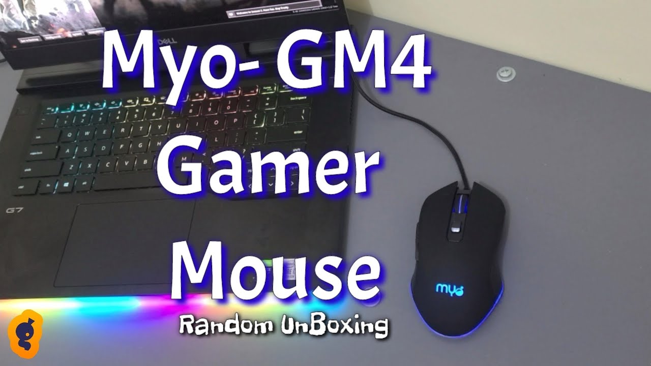 Myo GM4 Gamer Mouse (Unboxing) - YouTube