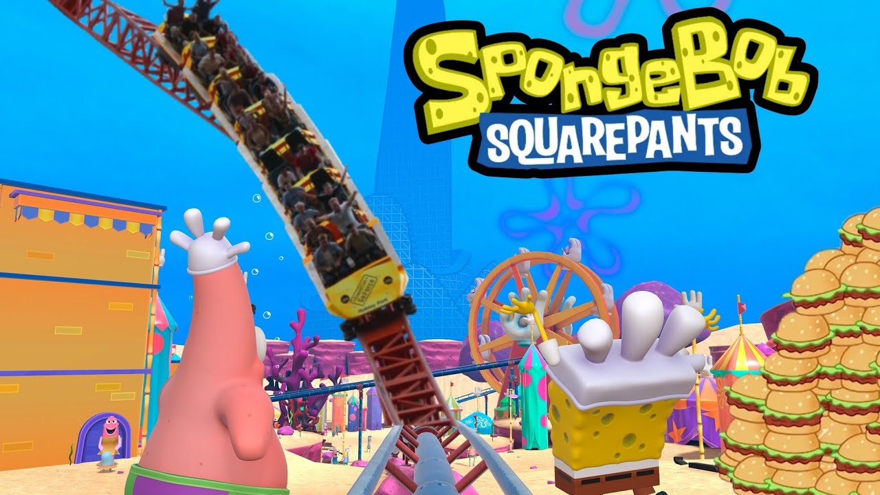 epic spongebob Rollercoaster Ride on VR - YouTube