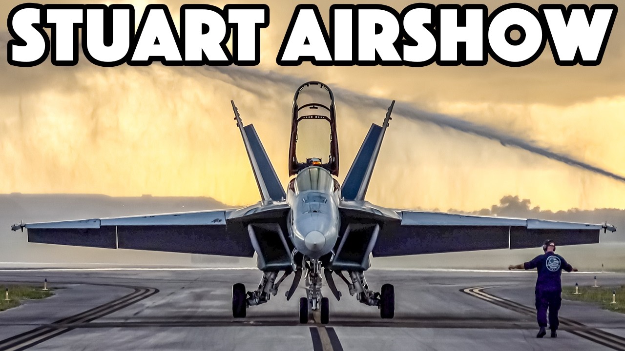 The VERY BEST of the Stuart Airshow! USAF F22, A10, USN FA18 and more ...