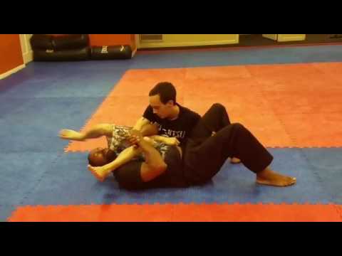 Arm bar triangle set up - YouTube