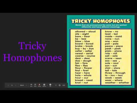 Introduction to Homophones - YouTube
