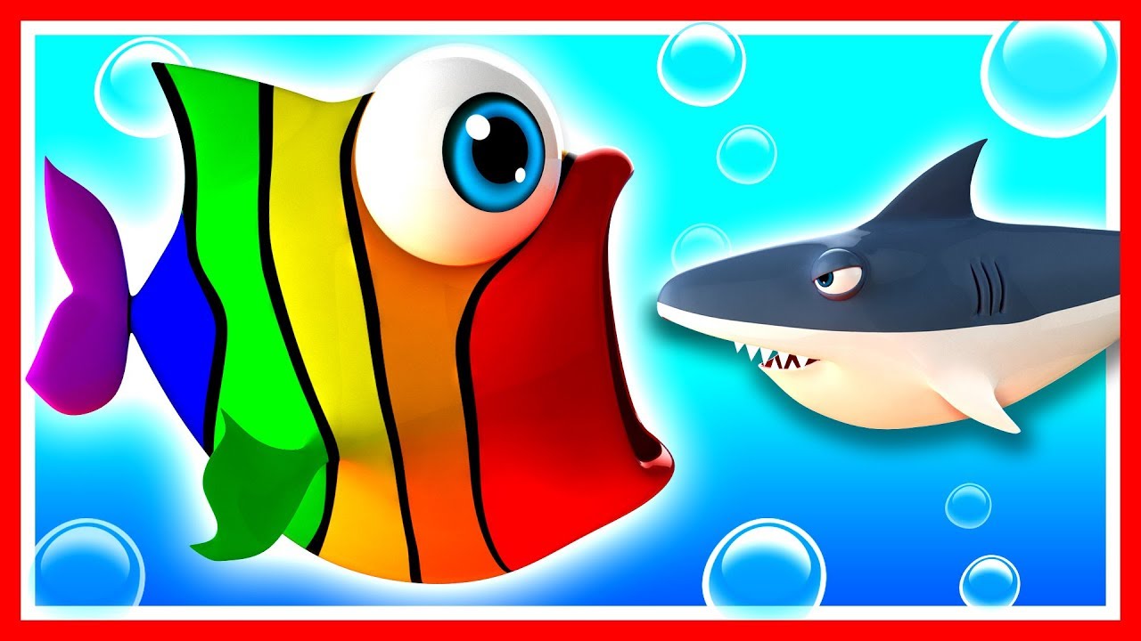 Join Rainbow fish and learn colors as he meets a jellyfish, baby shark ...