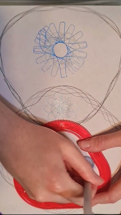 Mass Spirograph with divine symmetry and inline galaxies #art #spirograph #asmr - YouTube