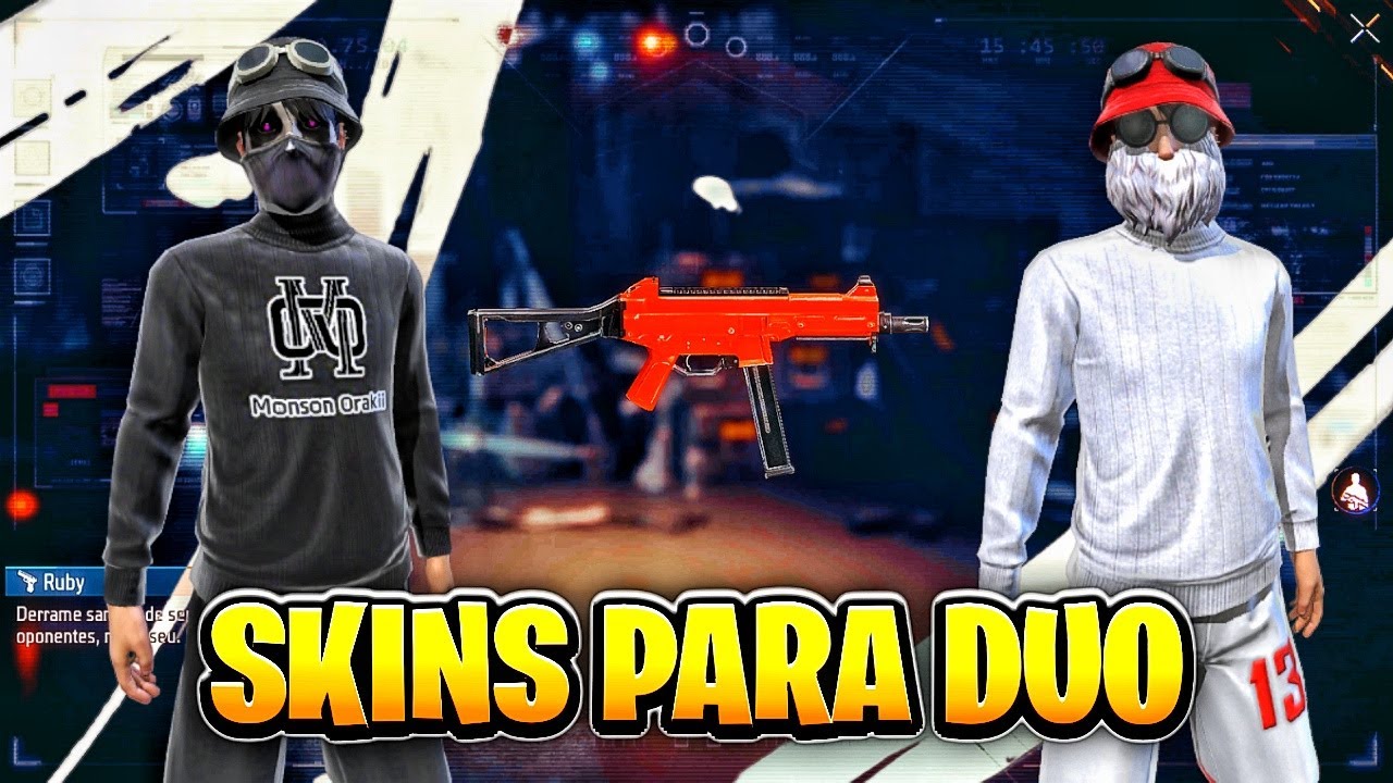 MELHORES COMBINAÇÕES DE SKINS PARA DUO 🎈 FREE FIRE - YouTube