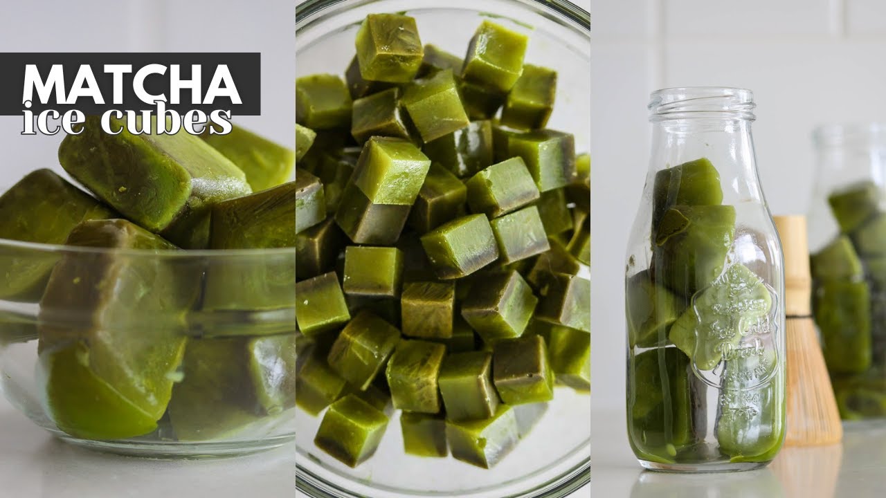 Matcha Ice Cubes | No More Watered Down Matcha! - YouTube