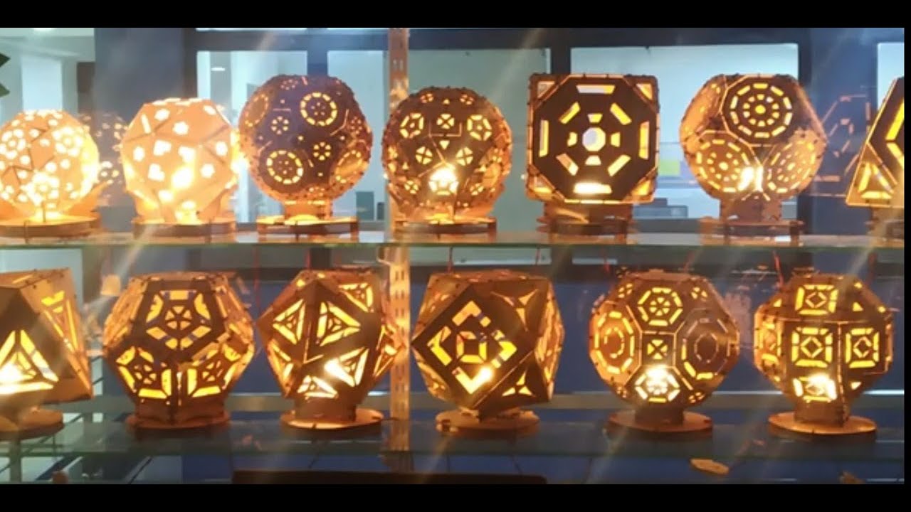 2020 Lamps (20 Days 20 Math Lamps) | Tetrahedron | Lamp 1 | Dussehra to ...