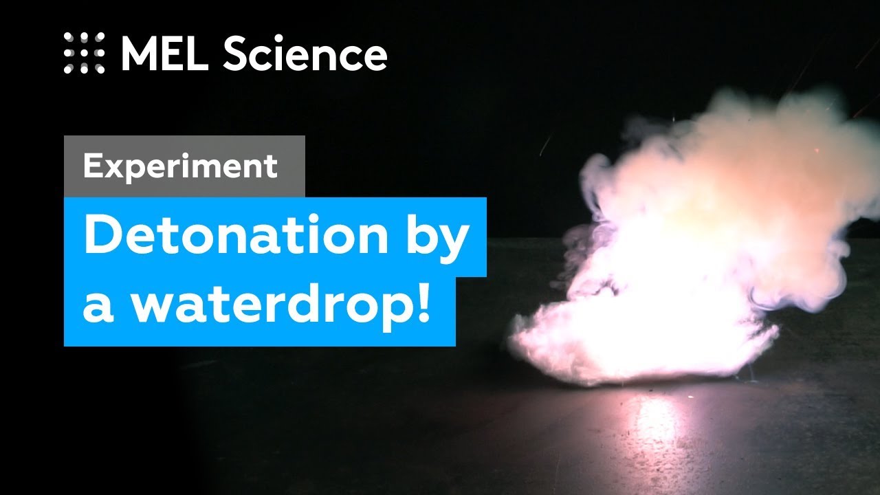 This explosive detonates from a waterdrop ("Detonation by water ...