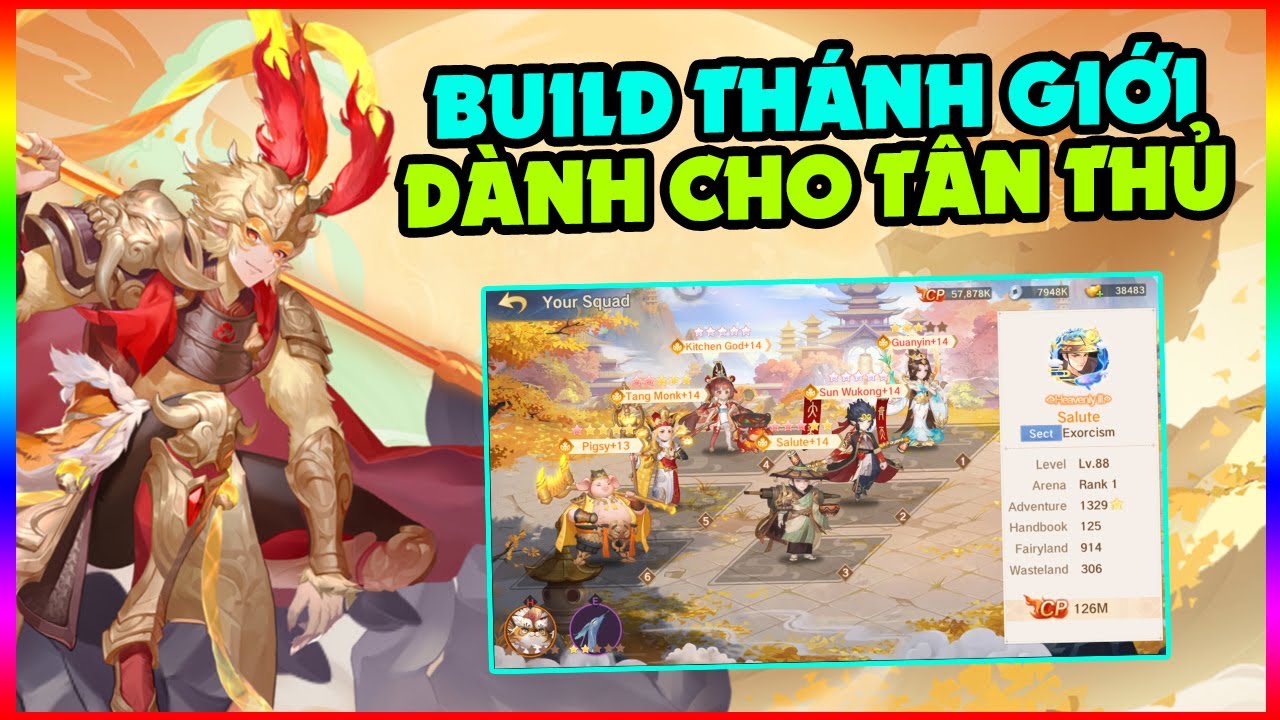 Tây Du VNG Đại Náo Tam Giới: Build Đội Hình Thánh Giới Chi Tiết - Dành ...