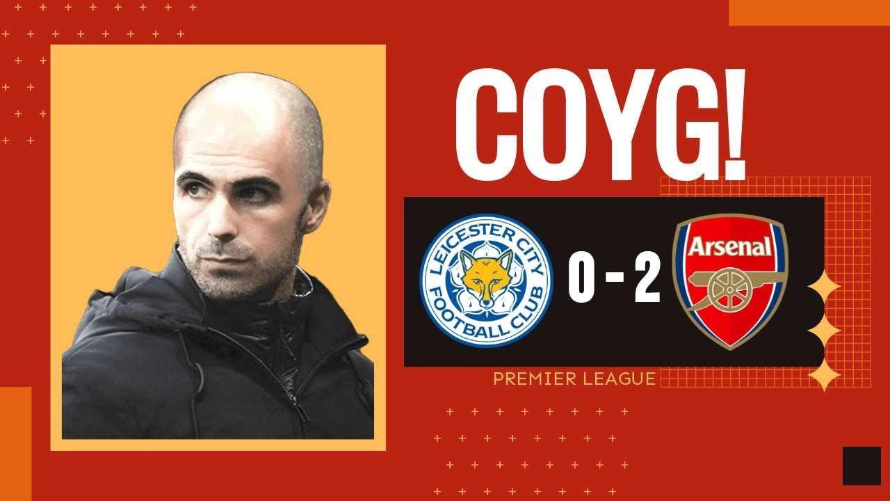 COYG! Leicester City 0-2 Arsenal 💥 - YouTube