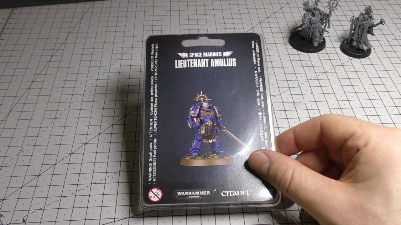 Primaris Lieutenant Amulius - Unboxing (WH40K) - YouTube