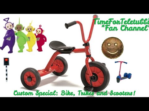 Teletubbies | Custom Special: Bikes, Trikes and Scooters! - YouTube