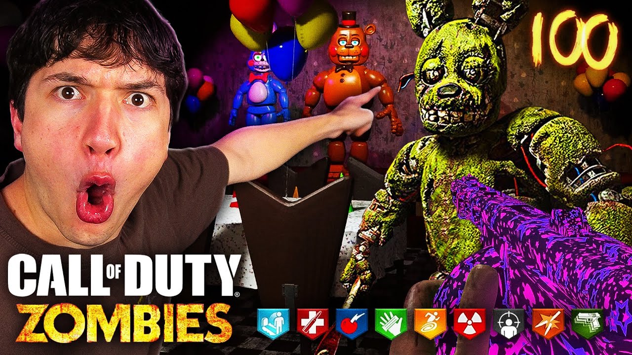 FNAF 2, but with SPRINGTRAP & ZOMBIES... (Black Ops 3) - YouTube
