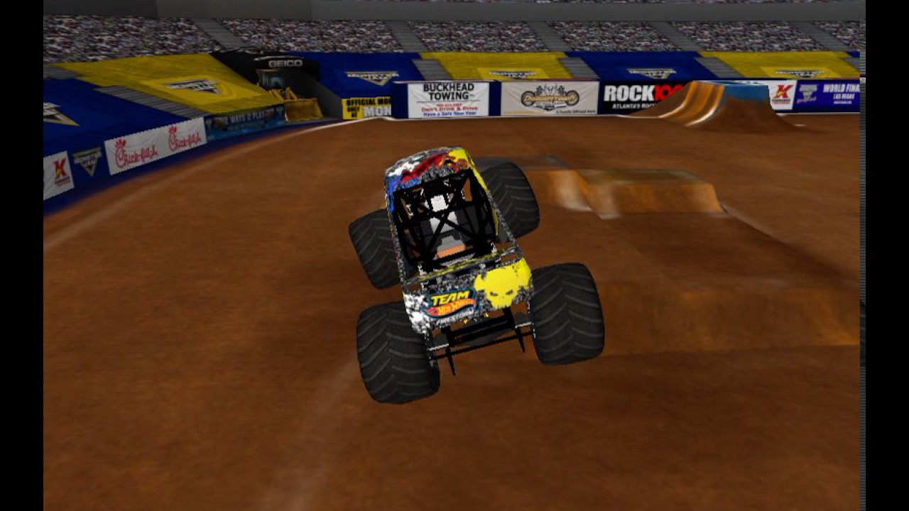 Monster Jam: Team Hot Wheels Firestorm - Atlanta 2016 Freestyle - YouTube