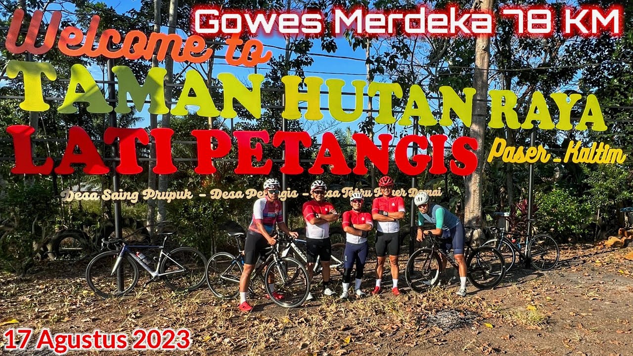 Gowes Merdeka 78 Km pada HUT Republik Indonesia ke 78 || Merdeka speed ...