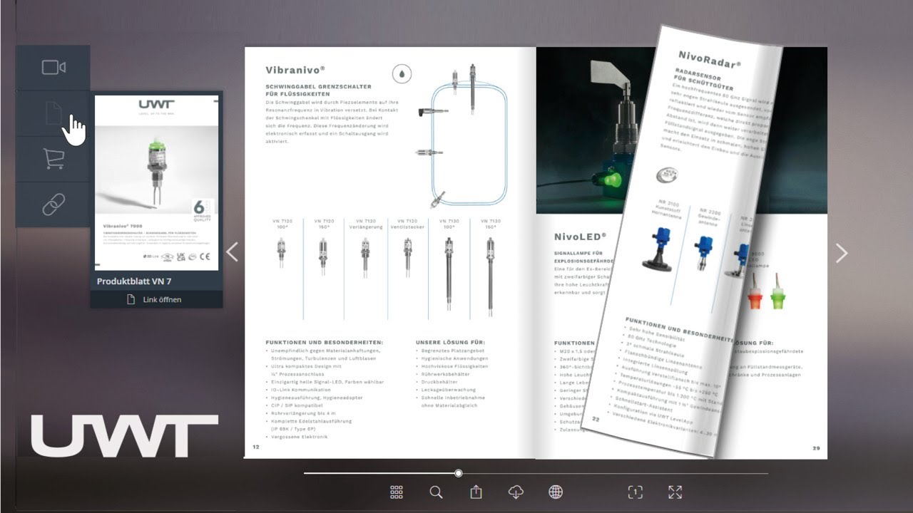 Level measurement technology from UWT - Interactive brochure with ...