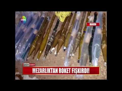 Mezarlıktan roket fışkırdı!