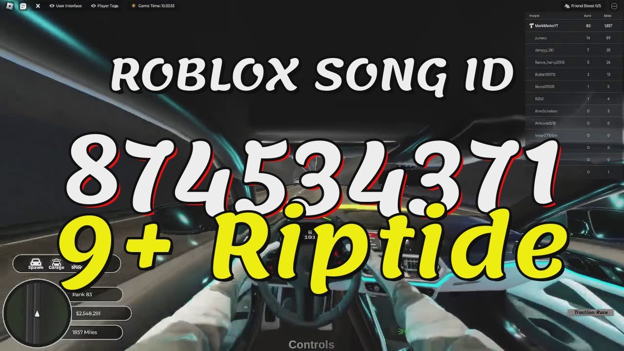 9+ Riptide Roblox Song IDs/Codes - YouTube