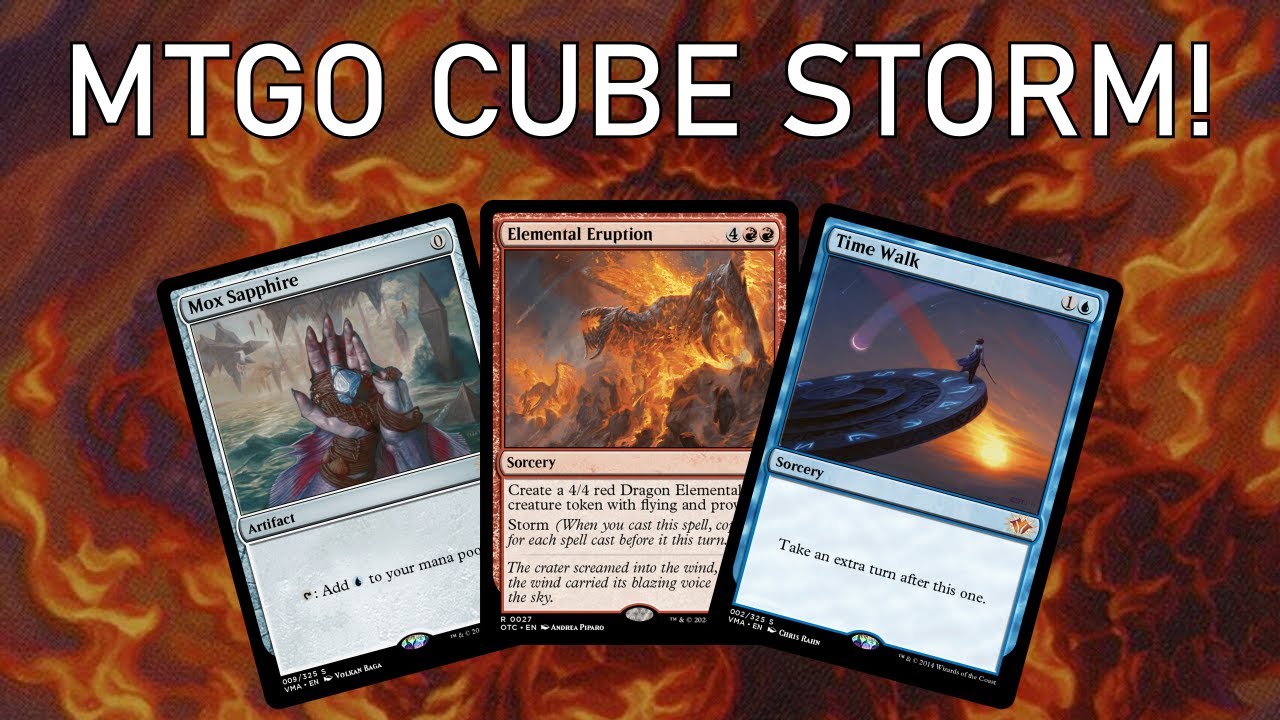 ELEMENTAL ERUPTION! MTGO Vintage Cube Draft Fair Storm Magic: the ...