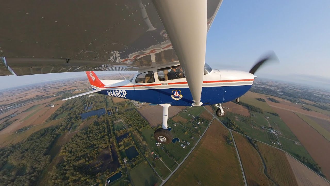 Extended Length Ferry Flight of New Cessna C172 CAP aircraft from ...