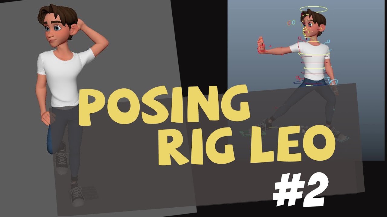 Posing for Animation |Gesture Drawing in Maya - YouTube