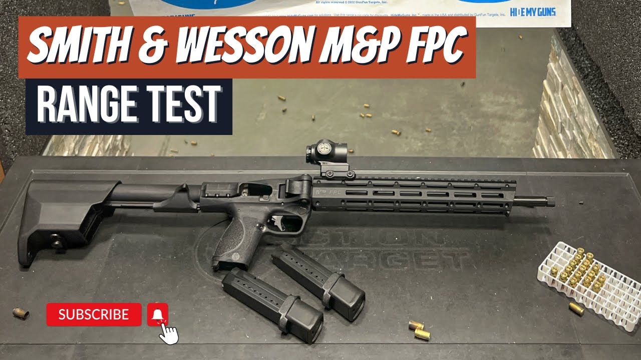 NEW Smith & Wesson M&P FPC (Folding Pistol Carbine) - Range Test - YouTube