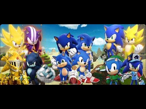 All Sonic variants in SFSB/Todas las variantes de Sonic en SFSB By ...