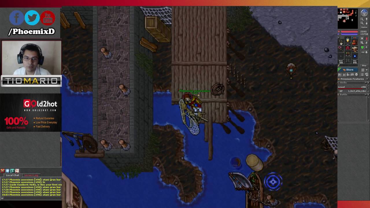 Tibia 11 en español! El cliente definitivo... o puro pedo? - YouTube