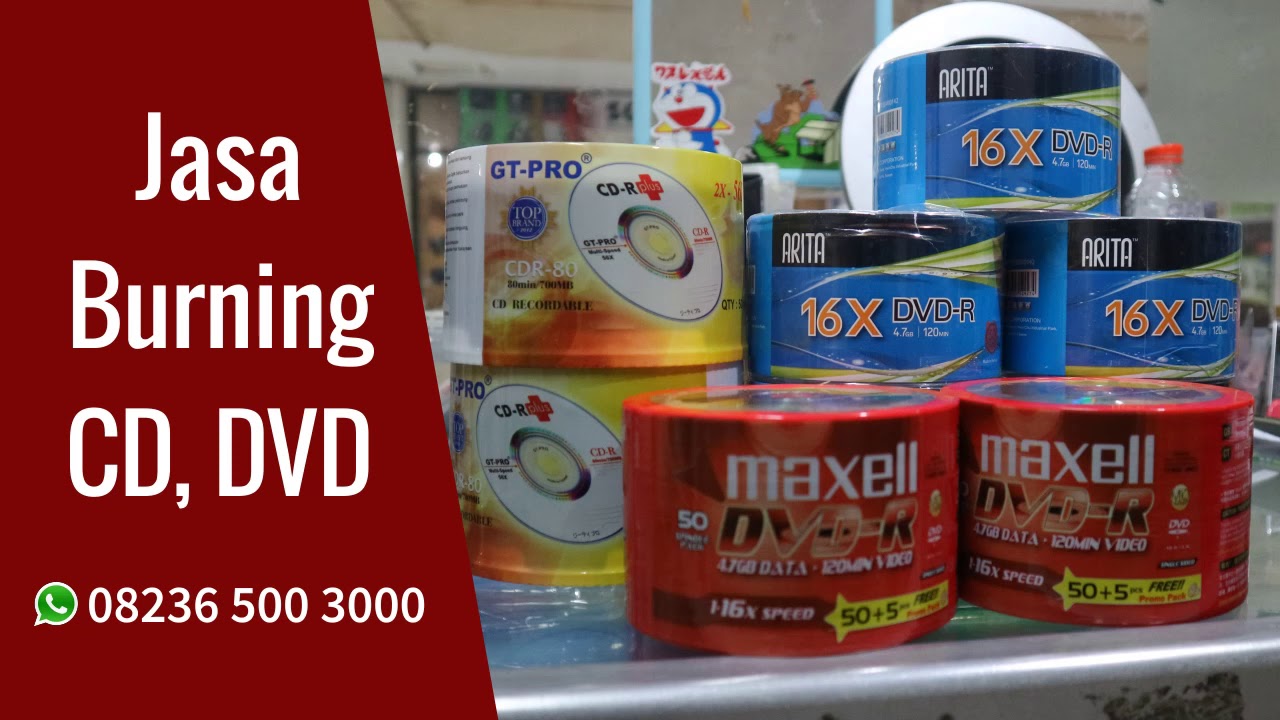 Harga Burning CD DVD Surabaya Call/Wa: 08236 5003000 - YouTube