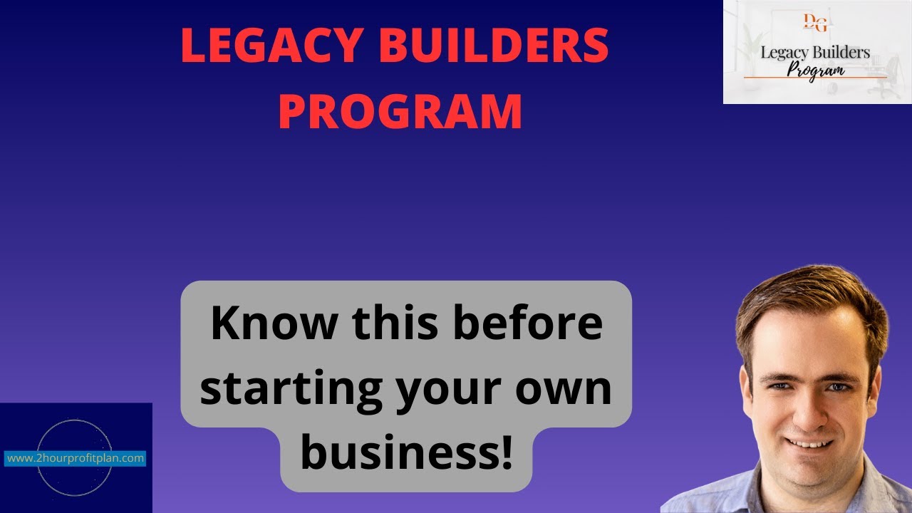 Legacy Builders Review: Here's What You Need To Know Before Starting ...