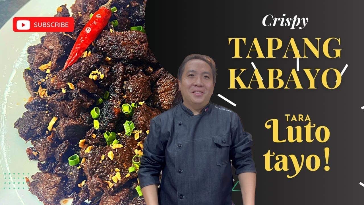Crispy Tapang Kabayo: Explained. Chef Ramon Jorge. - YouTube