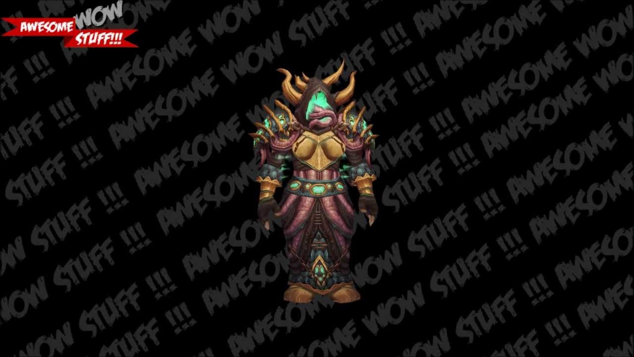 WoW Tier 13 - Warlock (Dwarf) Preview HD - YouTube