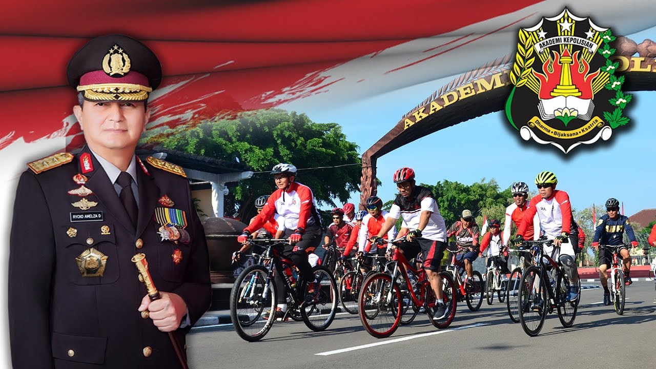 PERINGATAN HARI JADI AKADEMI KEPOLISIAN ( GOWES BERSAMA KELILING KOTA ...