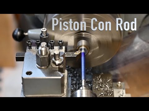Machining a Model Steam Engine Part 9 - Turning the con rod - YouTube