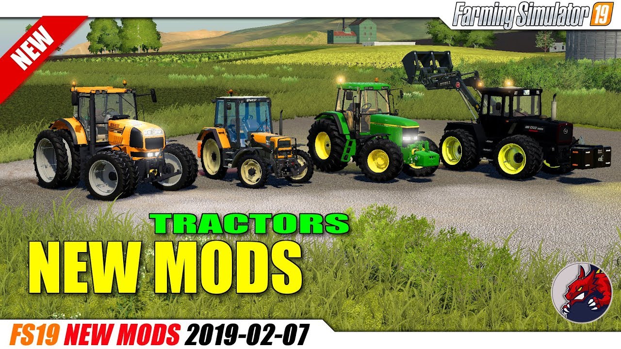 FS19 | New Tractors Mods (2019-02-07) - review - YouTube