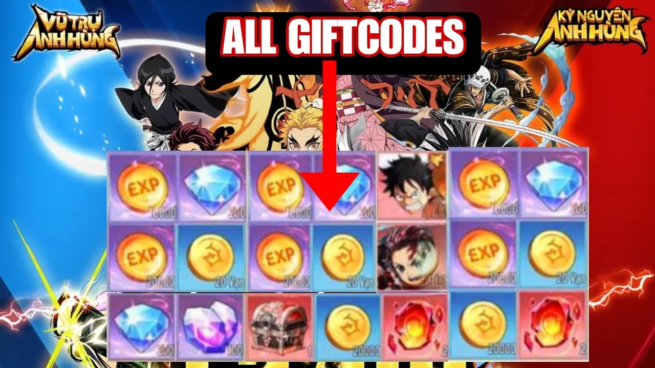 Kỷ Nguyên Anh Hùng & All 13 Giftcodes | 13 Full Codes Vũ Trụ Anh Hùng x Kỷ Nguyên Anh Hùng - YouTube