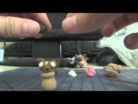 Pug Dog Polymer Clay Tutorial #2 - Lella Ce - YouTube