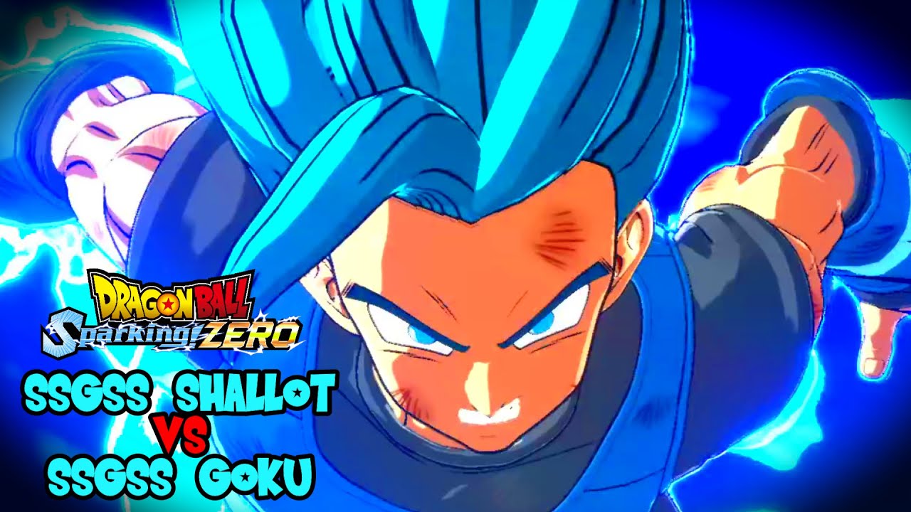 DB Sparking Zero | Shallot (SSGSS) Vs SSGSS Goku (SAB Coat/Goku Black ...