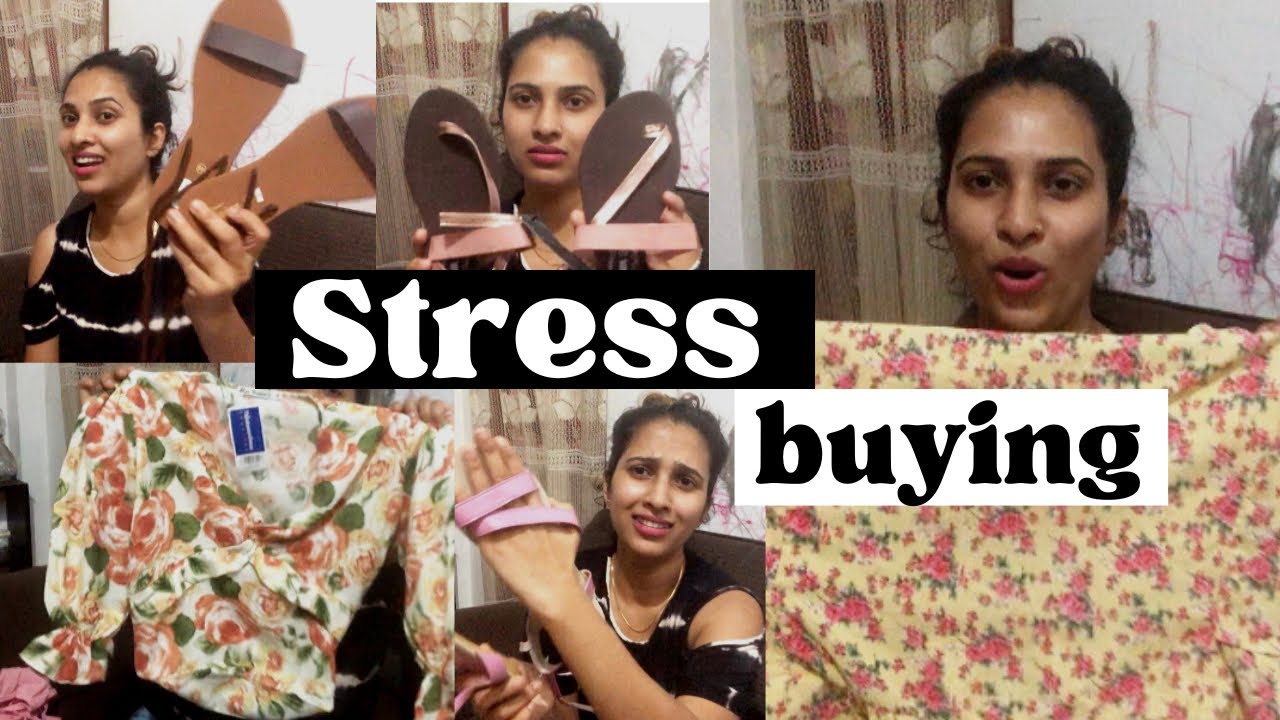 Stress එකට ගත්තු ඇදුම්🥴 stress buying | shopping haul - YouTube