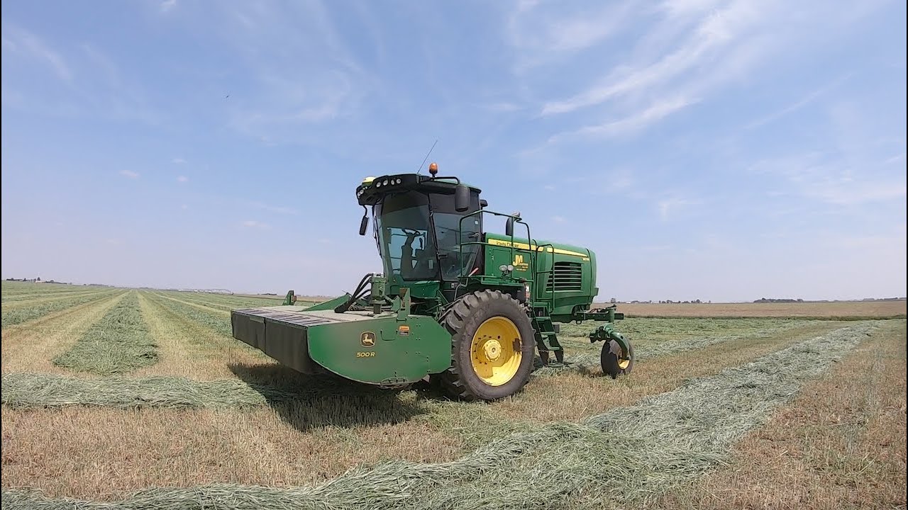 Swathing with B&D Rollers - YouTube