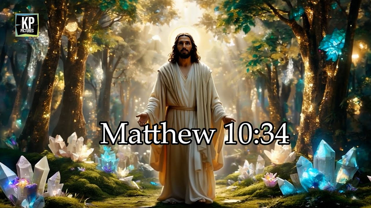 Matthew 10:34 - #jesus #god #jesuschrist #prayer #believe #psalms - YouTube
