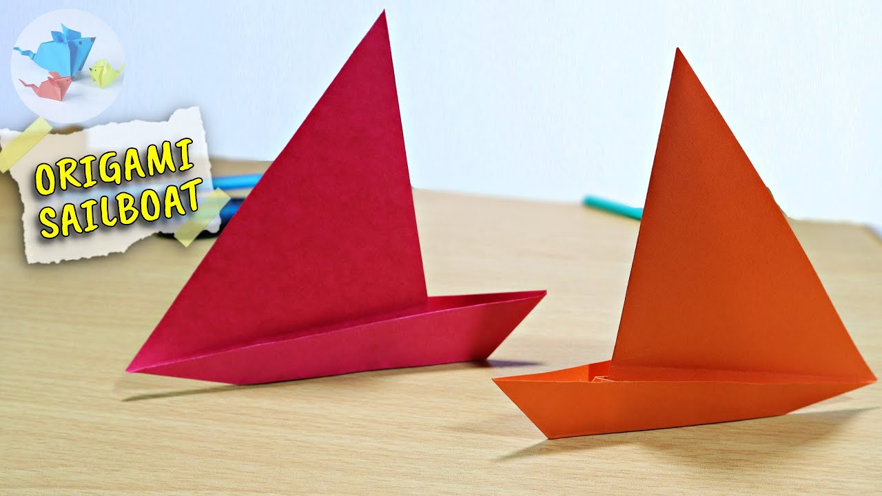 how to make origami sailboat | origami easy sailboat | paper sailboat ...