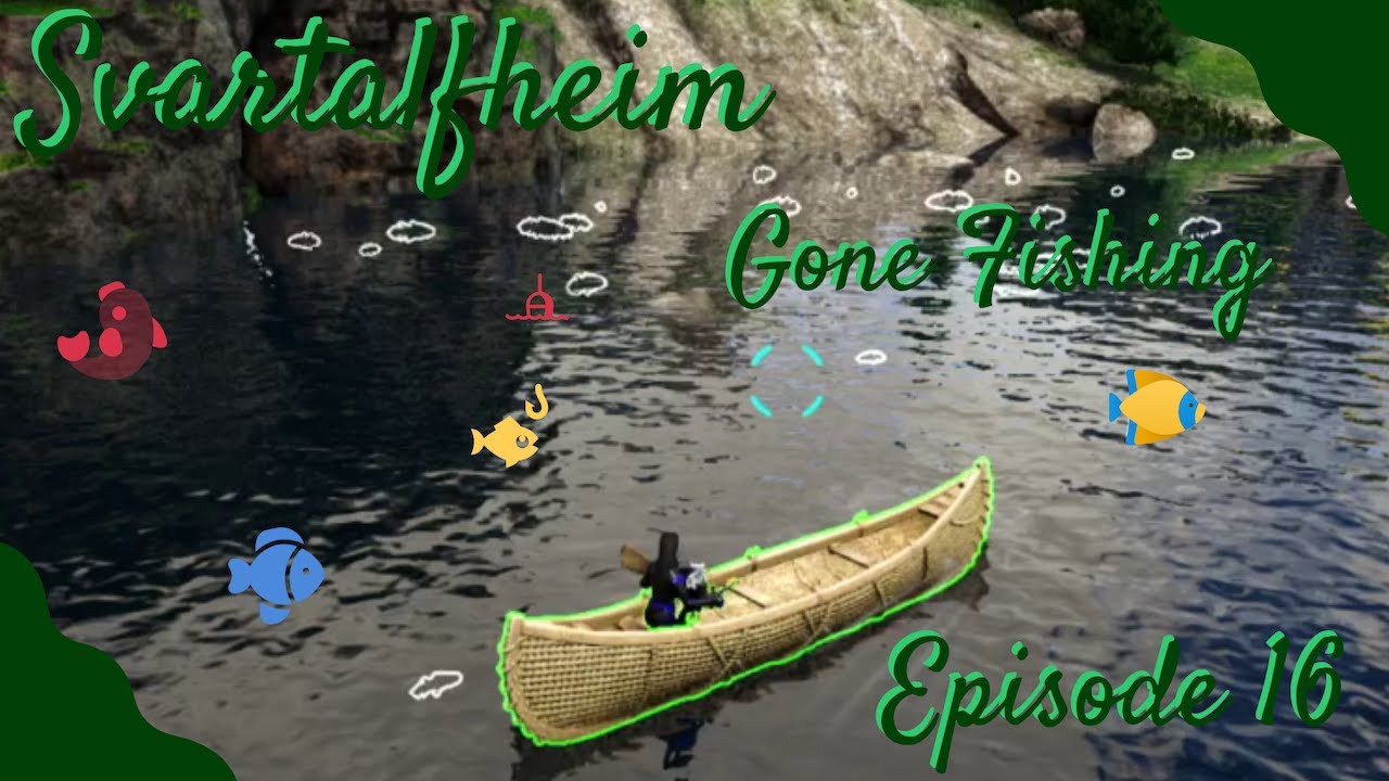 Svartalfheim; Fishing! And a Surprise Tek Rex! - ARK - Episode 16 - YouTube