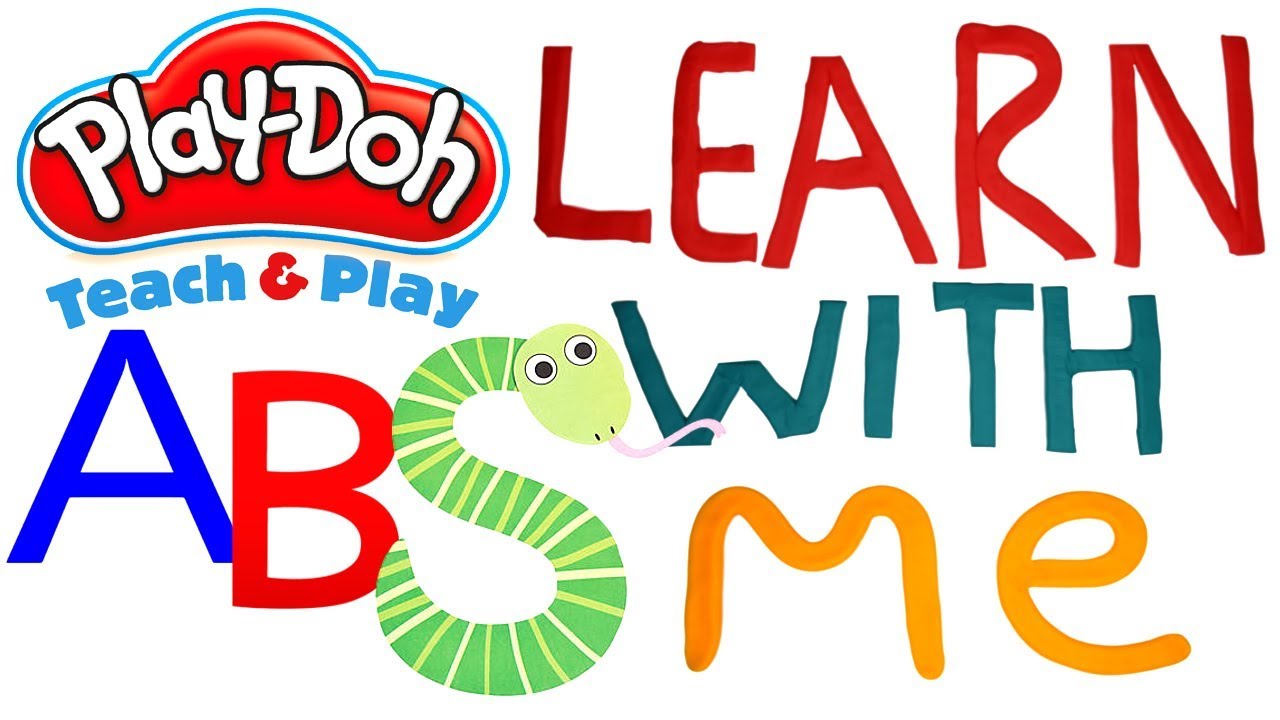 Play Doh Alphabet animals! Sssssssssssss! Serious Snake! Learn With Me ...