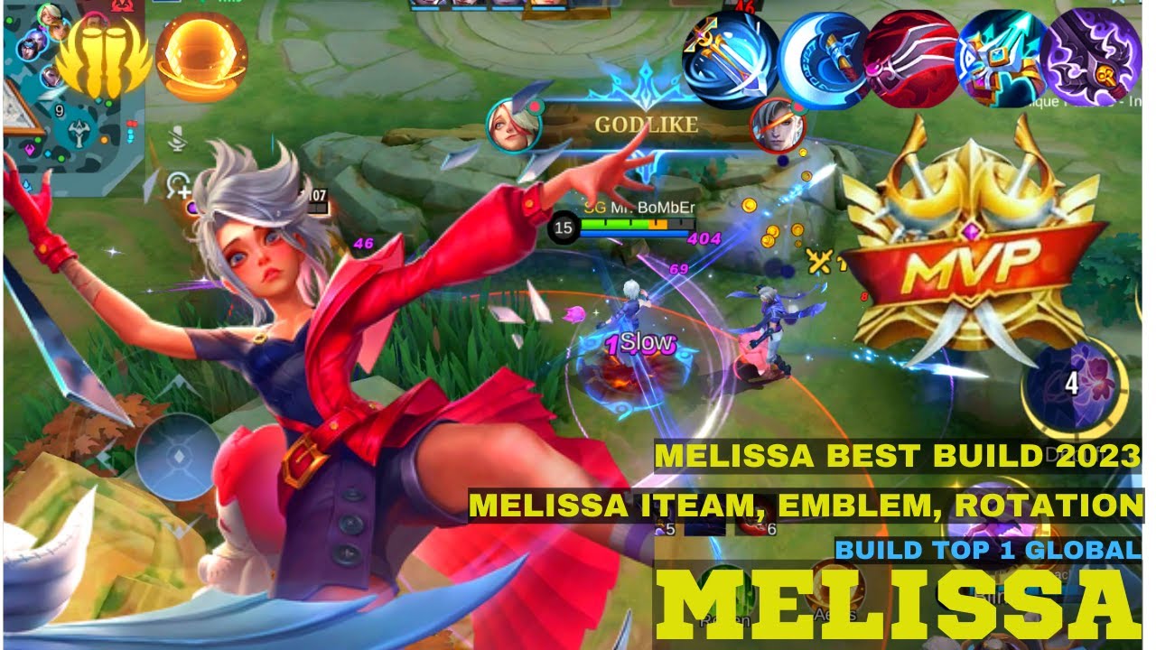Melissa Best Build Side lane!! - Build Top 1 Global Melissa ~ Mobile ...
