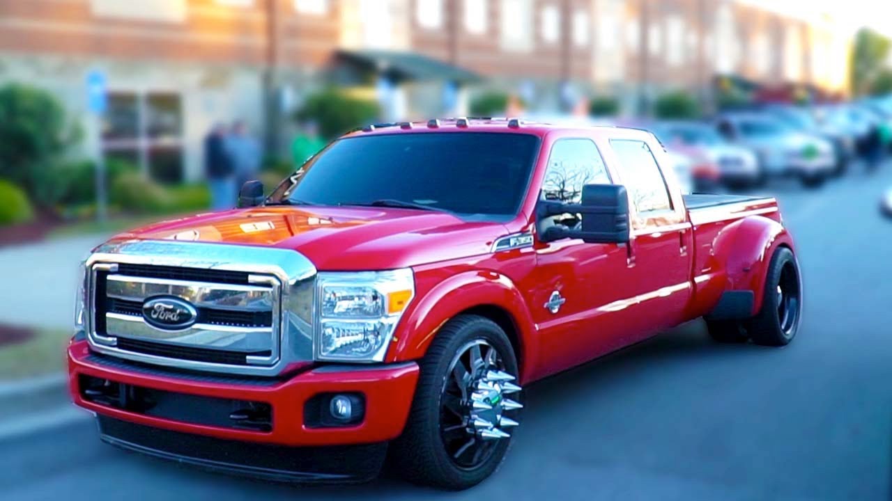 BAGGED F350 DUALLY!! - YouTube