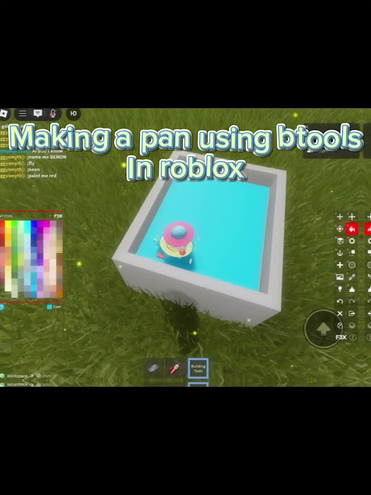 Making things in #roblox using btools - YouTube