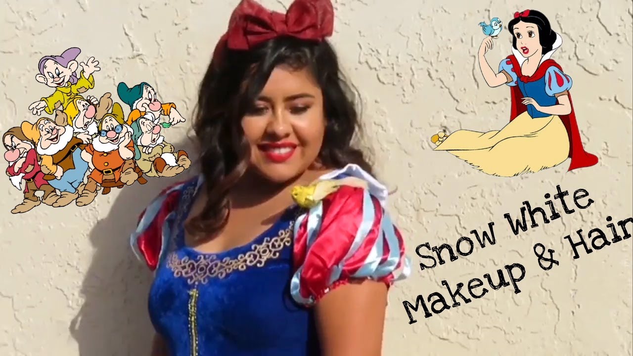 Snow White Hair & Makeup ~Tutorial - YouTube