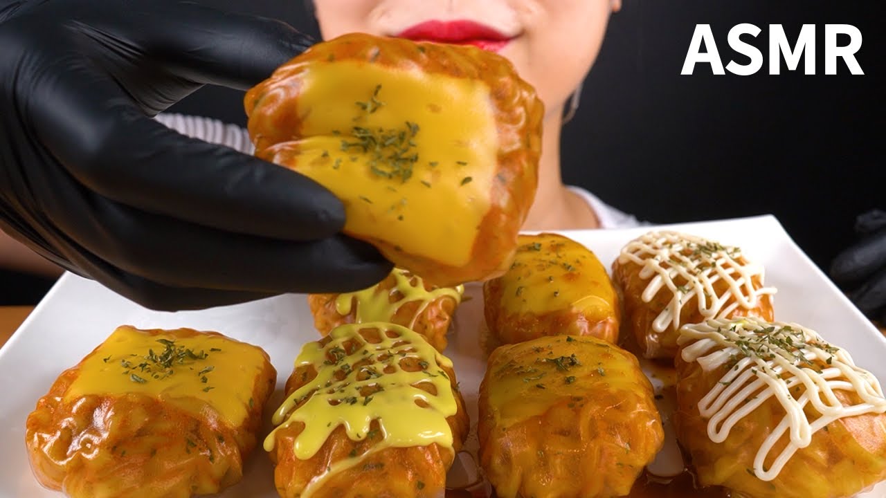 SUB)중독성 갑 까르보불닭쌈🔥 먹방 ASMR! Fire Noodle Wraps Mukbang - YouTube