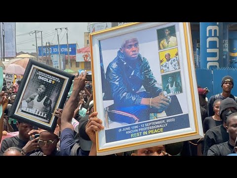 Full Tribute to mohbad in Lagos #trending - YouTube