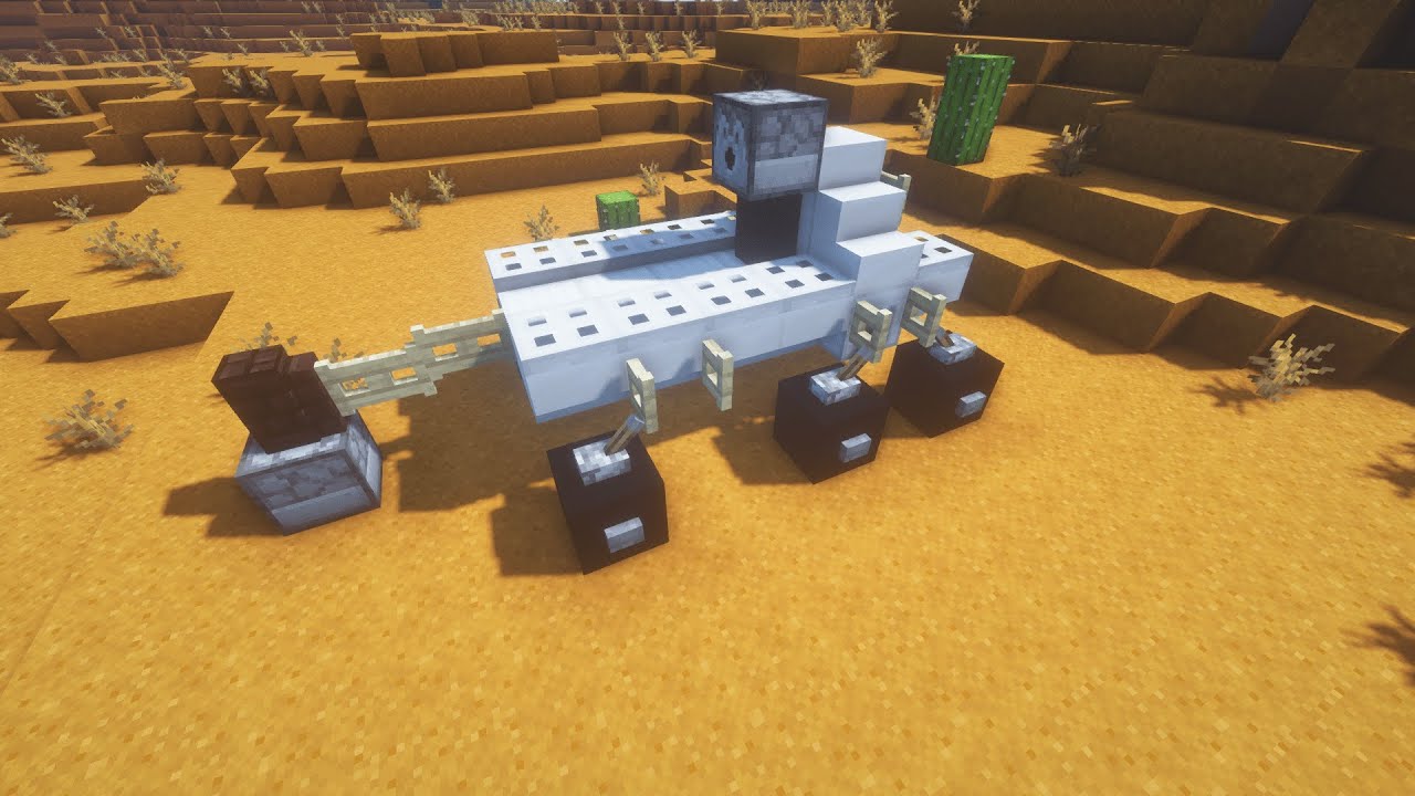 How to Build Mars Rover | Minecraft - YouTube